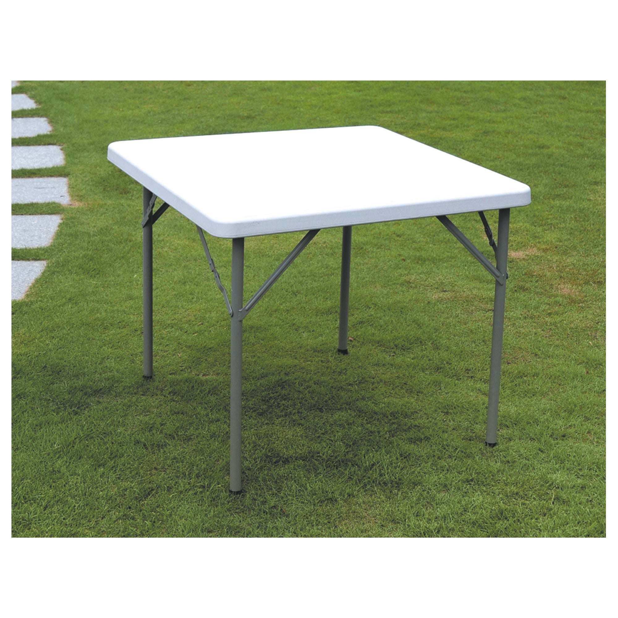 3-Feet Square Table - White , Shop with Curacao Credit Financing