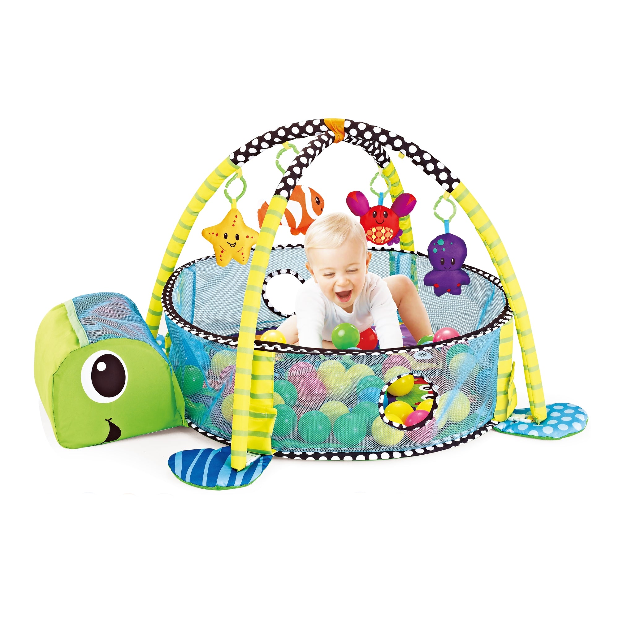Baby Play Mat 3-in-1 with 12 Play Balls Turtle , Shop w/ Credit– Curacao