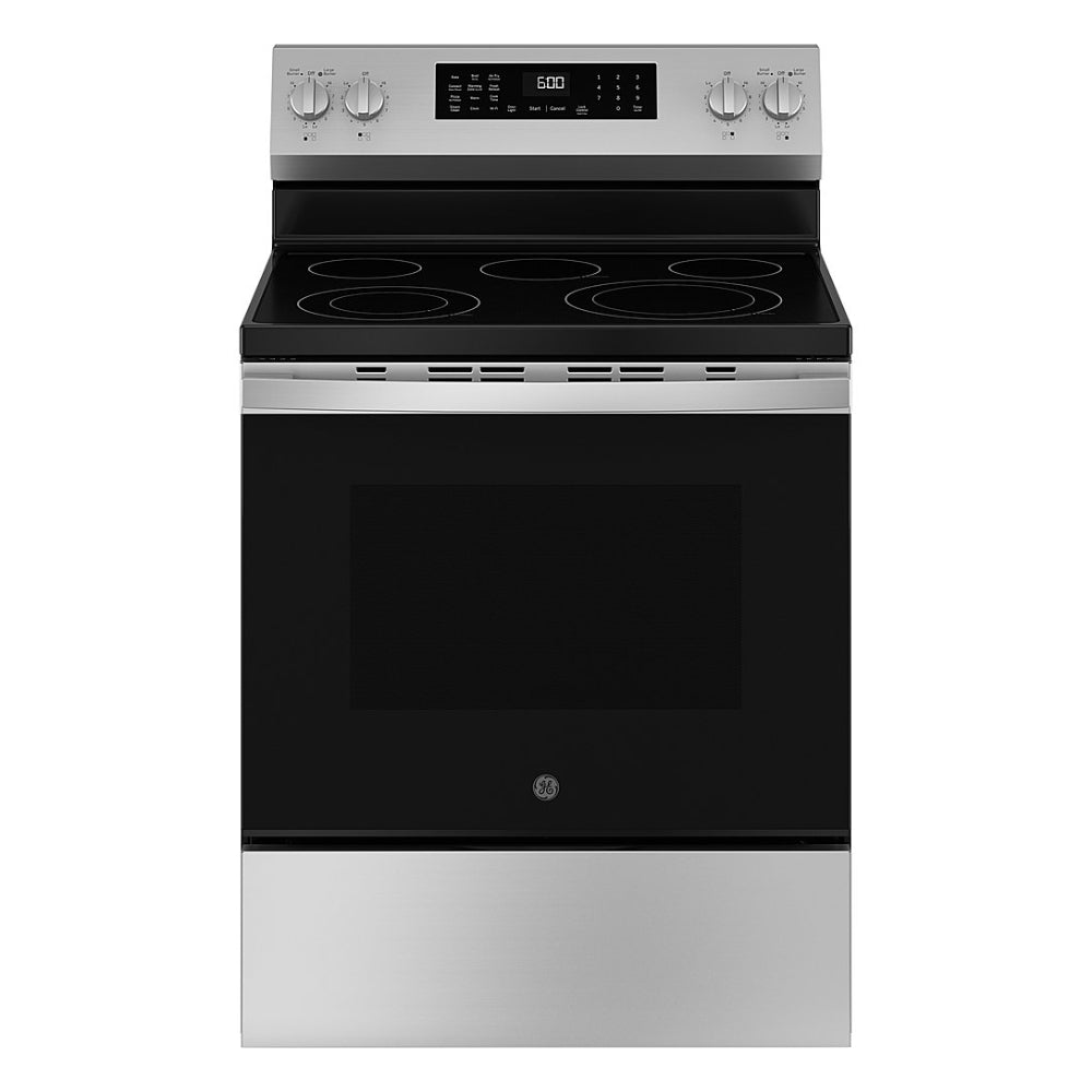 GE GRF600AVSS 5.3 cu. ft. Freestanding Electric Convection Range with ...