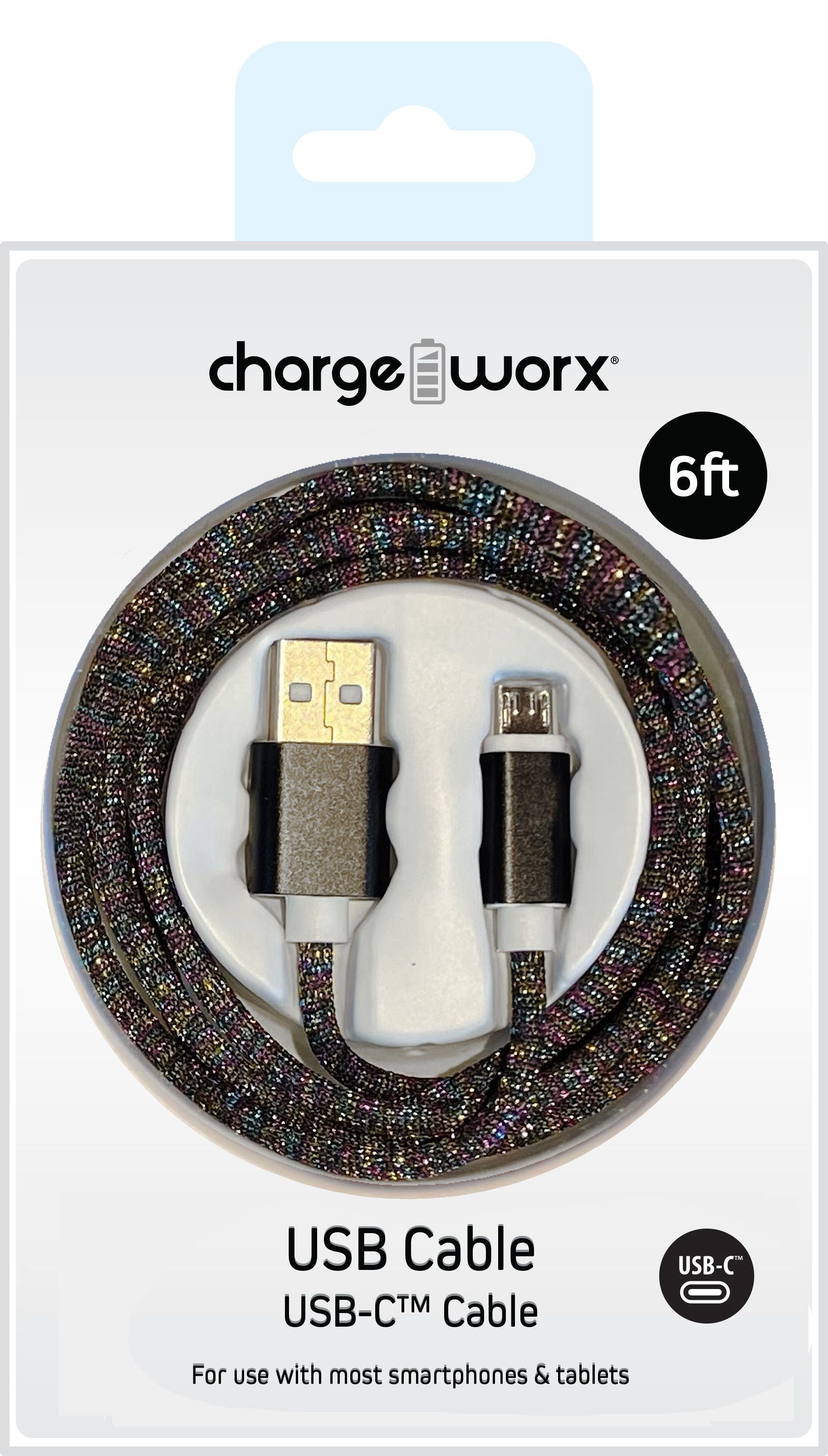 Cable Lightning de 6 pies de Charge Worx– Curacao