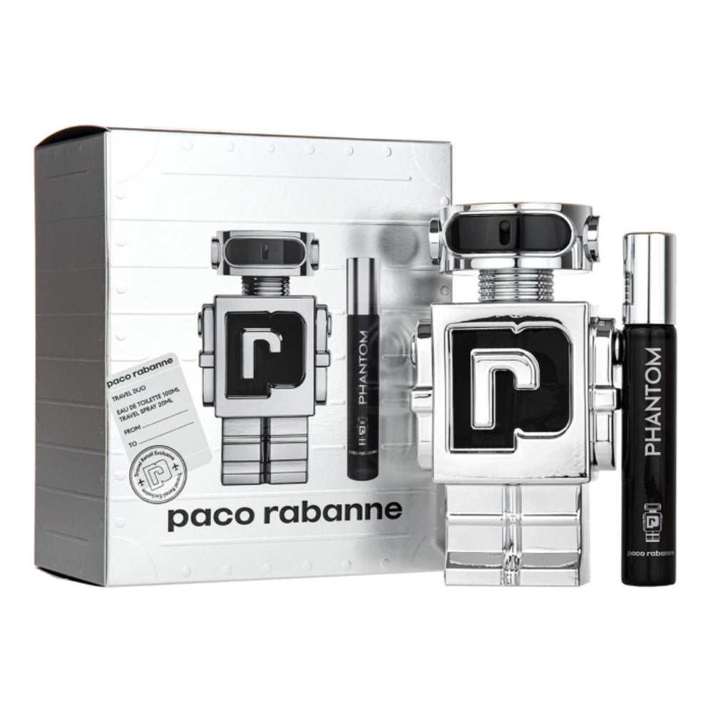 Paco Rabanne Phantom Men's (2-Piece) Eau De Toilette Gift Set– Curacao