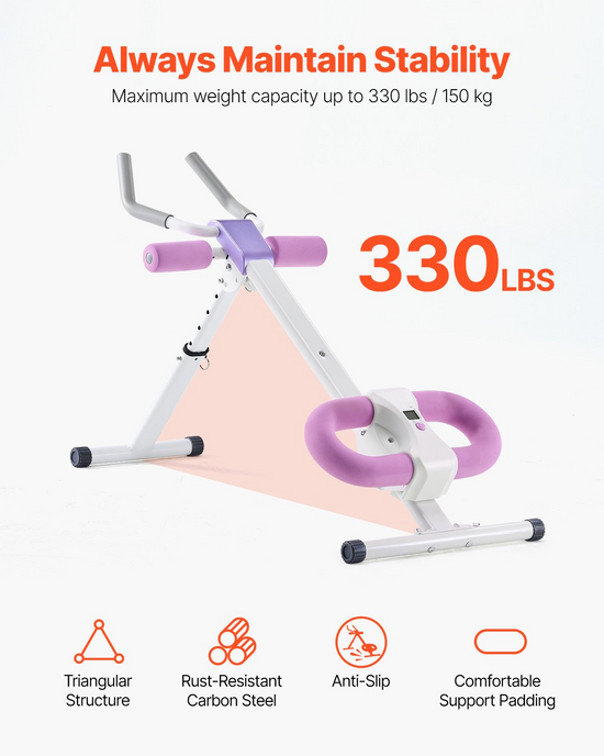 AB Workout Machine, Ab Workout Equipment at Home Gym, Core & Abdominal ...
