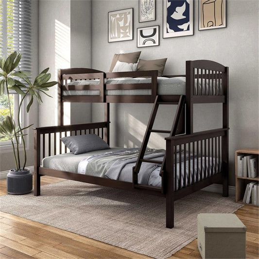 Springfield Brown Bunk Bed T/F by Furniture of America