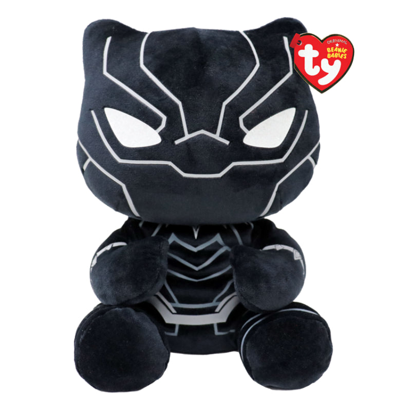 Ty Marvel 13" Black Panther Toy - Black– Curacao