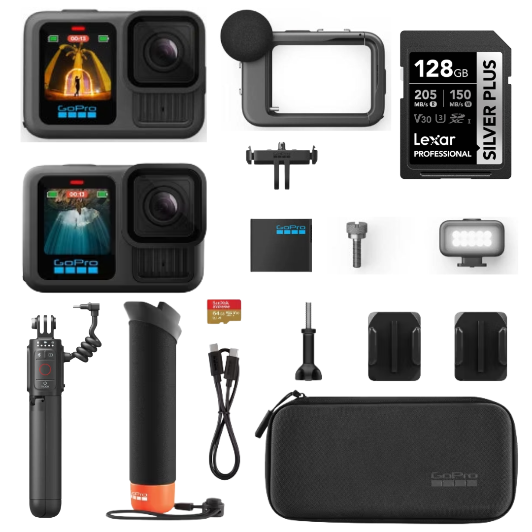 Bundle: GoPro HERO13 Creator Edition Camera with Accessories + GoPro H ...