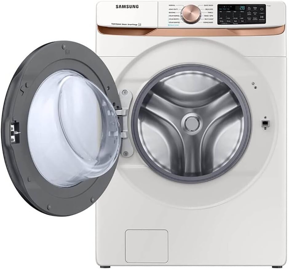 Samsung WF50BG8300 5.0 cu. ft. Smart Front Load Washer with Super Spee ...