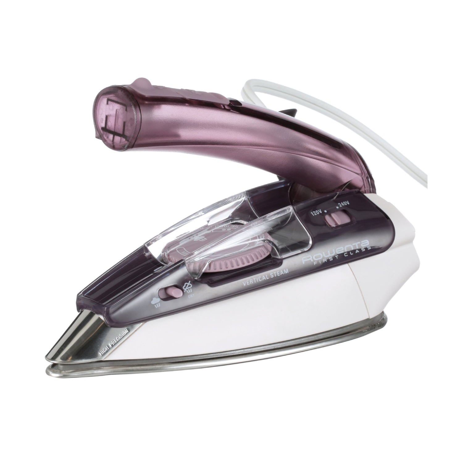 Rowenta Compact Steam Soleplate, White/Purple , Shop with Credit– Curacao