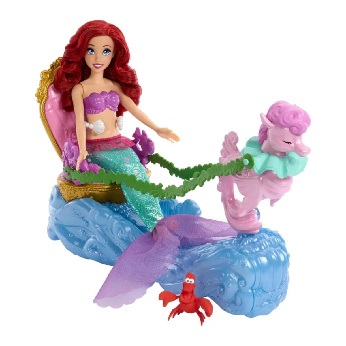 Disney Princess Ariel Mermaid Doll with Sebastian Figure– Curacao
